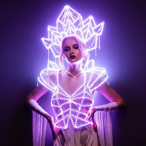 LED Crowns for shows, events, parties, festivals, circus performances ...