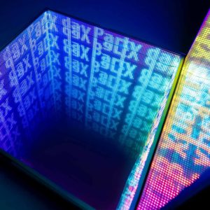 Large 3D LED Infinity Mirror decoration for your party with 8000 LEDs