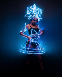 LED CROWNS for shows, events, parties, festivals, circus performances ...