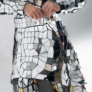 Mirrored Peplum Long Dress for Festival - by ETERESHOP