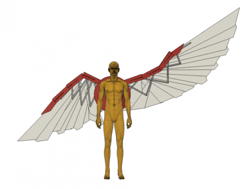 Cosplay custom falcon wings by ETERESHOP, how we did it