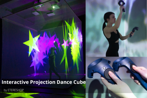 NEW Interactive Projection Dance Cube for show - by ETERESHOP