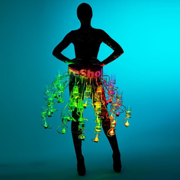 LED light up Dresses for Dance Show and Party - by ETERESHOP