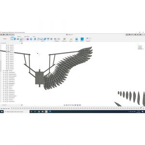 How we did it: White feather mechanical wings with LEDs-by ETERESHOP