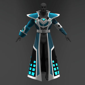 How we made a custom cosplay Raeve Maeve costume with a LED mask