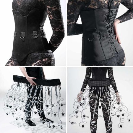 Strolling champagne table dress With 512 LEDs Belt - by ETERESHOP