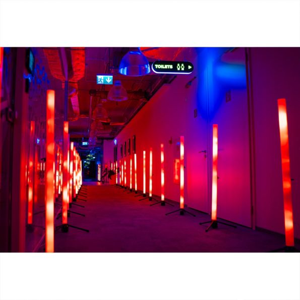 RGB LED mobile tubes decoration for installation - by Etereshop