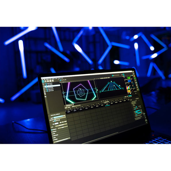 RGB LED mobile tubes decoration for installation - by Etereshop