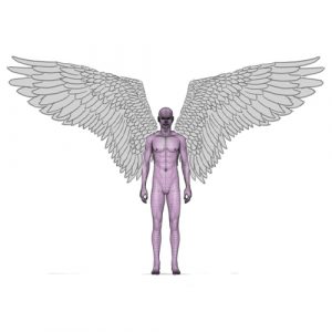 How we did it: White feather mechanical wings with LEDs-by ETERESHOP