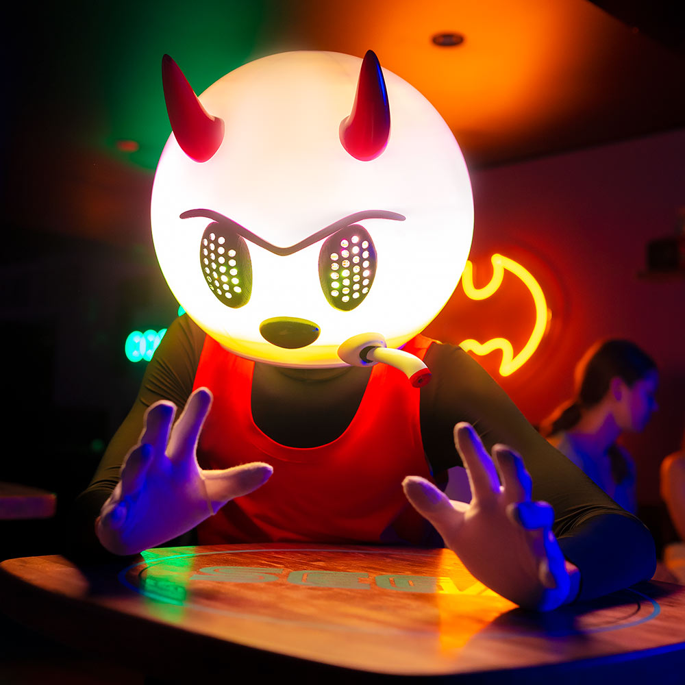 12 ideas of Light up masks and led helmets for DJs and going to a party