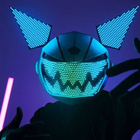 Custom LED cosplay mask Raeve Maeve - by ETERESHOP