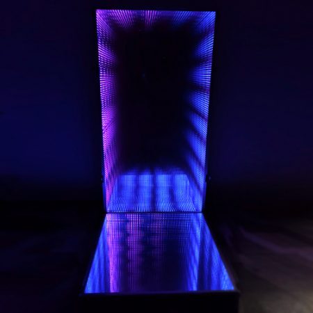 Led infinity mirror photo zone, how we did it - by ETERESHOP
