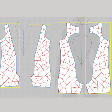 3D modeling of costumes for preliminary demonstration of the product