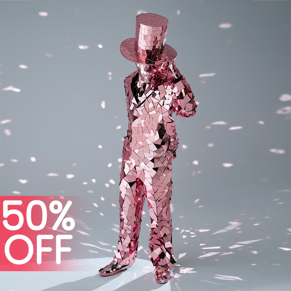 Mirror Man costumes at an affordable price - Light Solutions ETERE