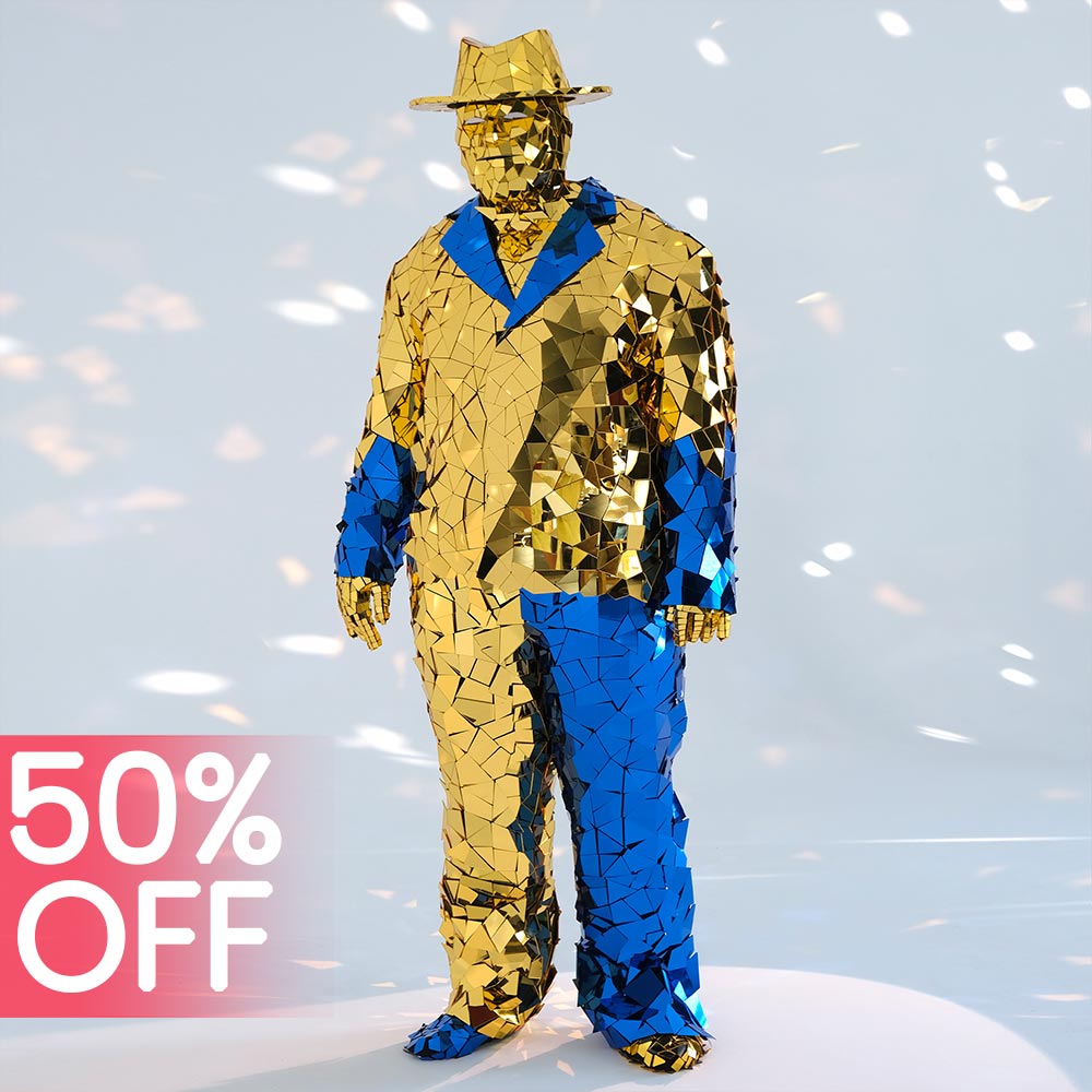Mirror Man costumes at an affordable price - Light Solutions ETERE