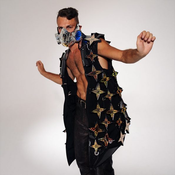 Rave LED light up Vest with Infinity Mirror Effect - by ETEREshop