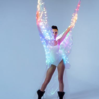 LED Belly dance Isis Wings for performances with 410 LED, ETERESHOP