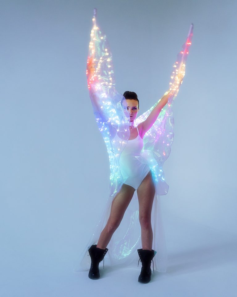 LED Belly dance Isis Wings for performances with 410 LED, ETERESHOP
