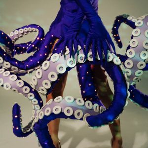 LED Cosplay Ursula Dress for Halloween and New Year's performances