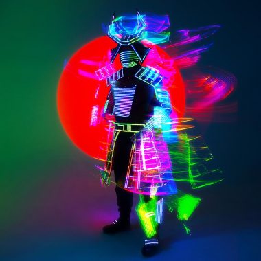LED light up Cosplay Samurai Costume with 7000+ LEDs - by ETEREshop