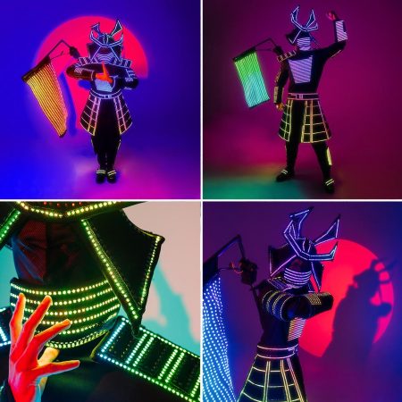 LED light up Cosplay Samurai Costume with 7000+ LEDs - by ETEREshop