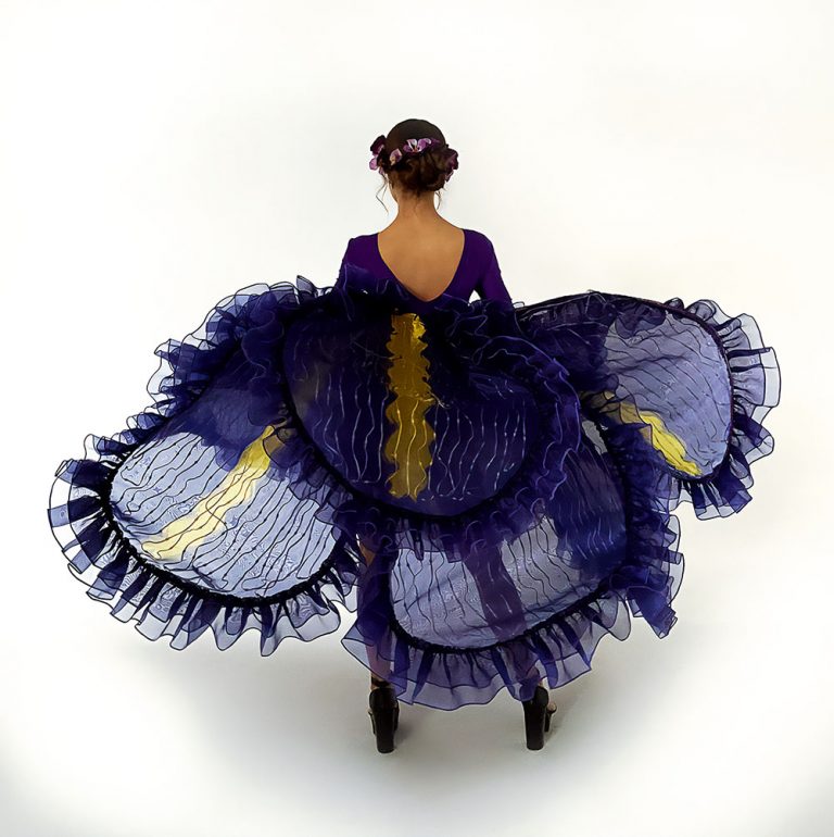 Led light up Adult Flower Dress for stage performances - ETERE