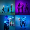 LED Light up dance cage outfit with 688 LEDs for events- by ETERESHOP