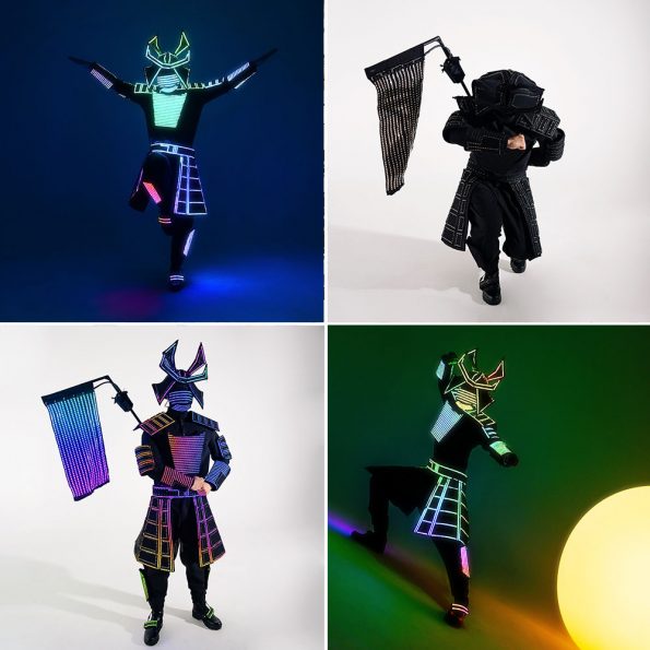 LED light up Cosplay Samurai Costume with 7000+ LEDs - by ETEREshop