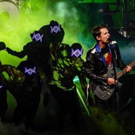 25 LED Glasses masks for Muse Dancers for Simulation World Tour