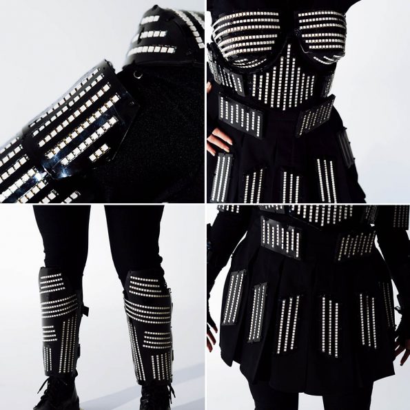 Adult Cosplay LED light up Predator Costume - by ETERESHOP