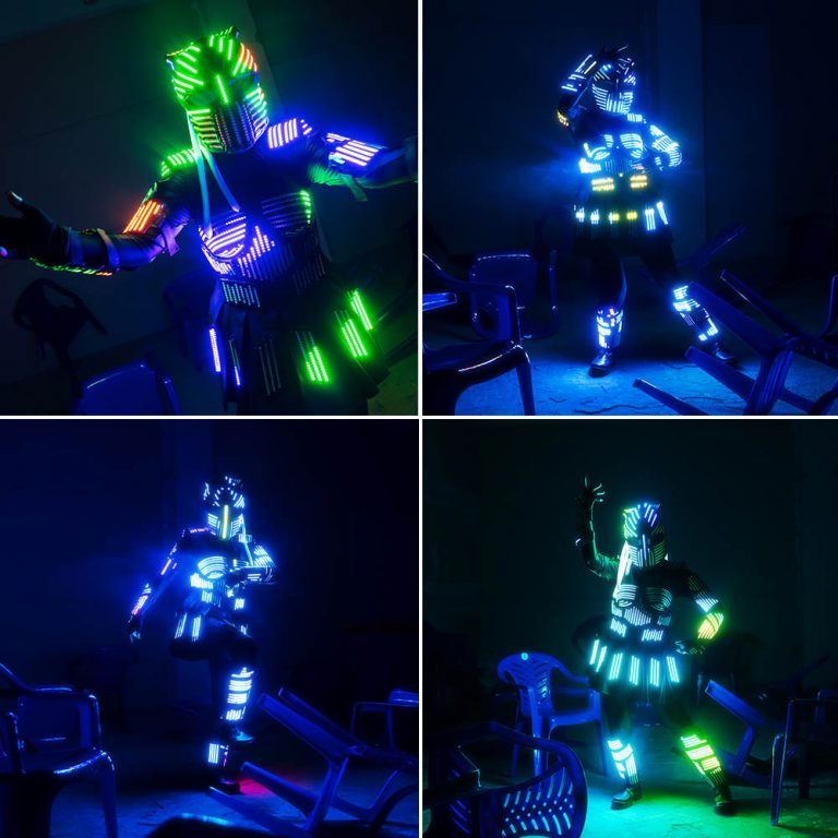 Adult Cosplay LED light up Predator Costume - by ETERESHOP