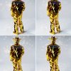 Gold Mirror Man Cowboy Costume with LEDs - by ETERESHOP