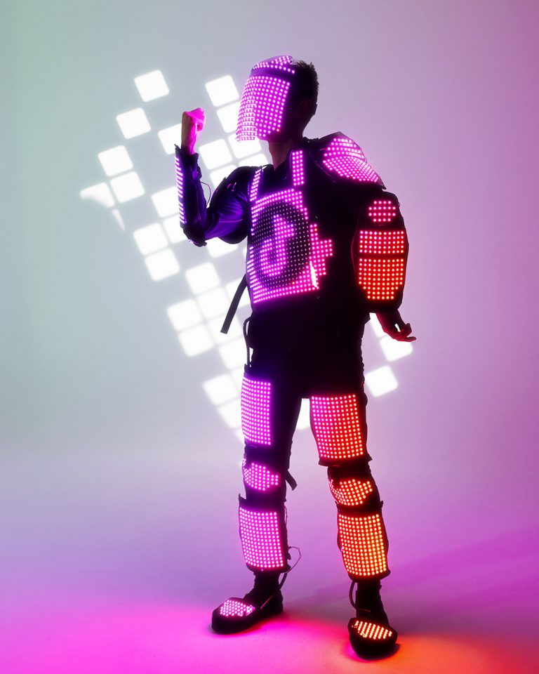 Led light up Costumes, light up suits and lighting flyboard water costumes