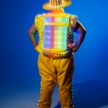 Rave Bright Men's Costume glowing in the dark - by ETERESHOP