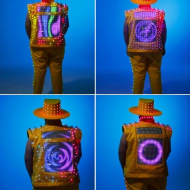 Rave Bright Men's Costume glowing in the dark - by ETERESHOP