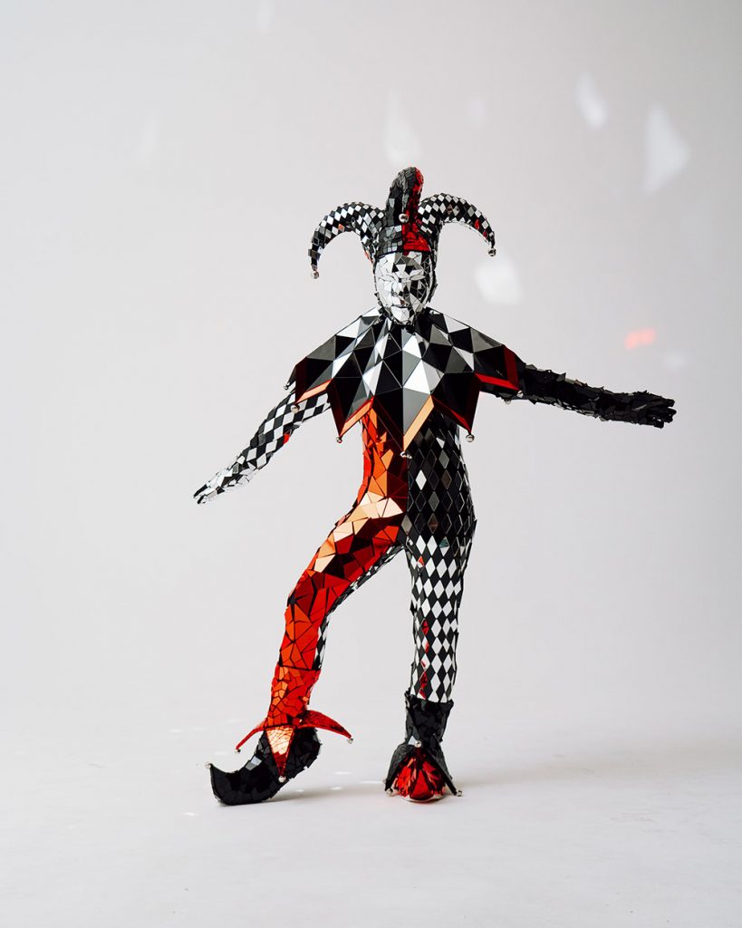Masquerade Mirror Jester Costume to order - by ETERESHOP