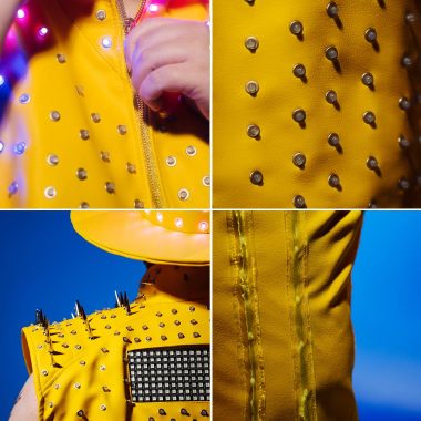 Rave Bright Men's Costume glowing in the dark - by ETERESHOP