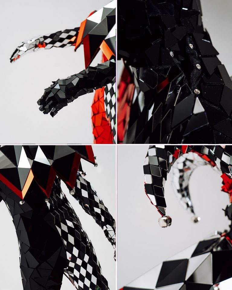 Masquerade Mirror Jester Costume to order - by ETERESHOP