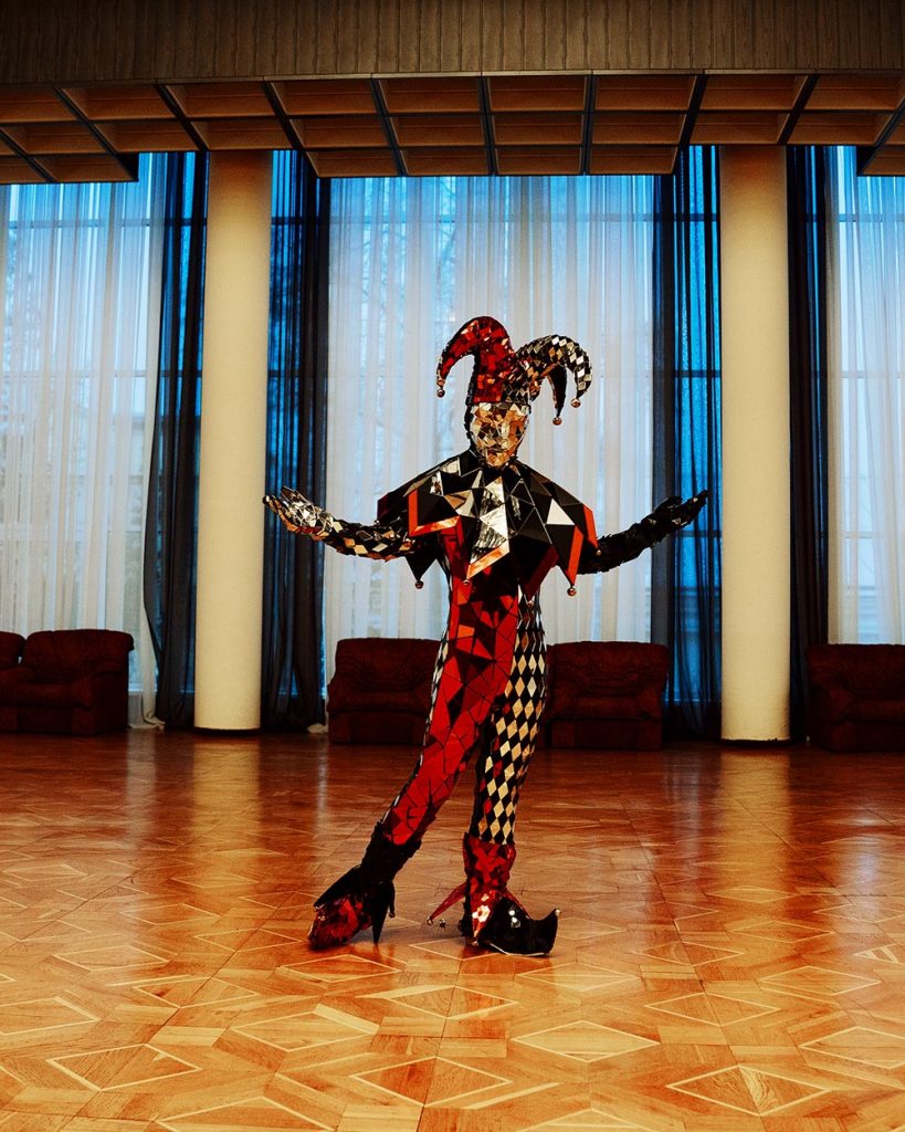 Masquerade Mirror Jester Costume to order - by ETERESHOP