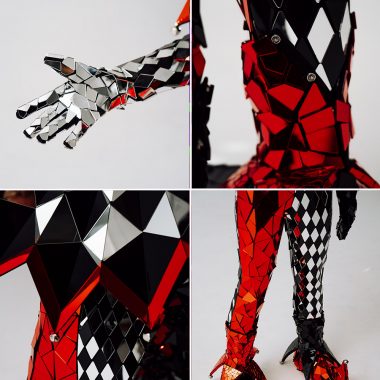 Masquerade Mirror Jester Costume to order - by ETERESHOP