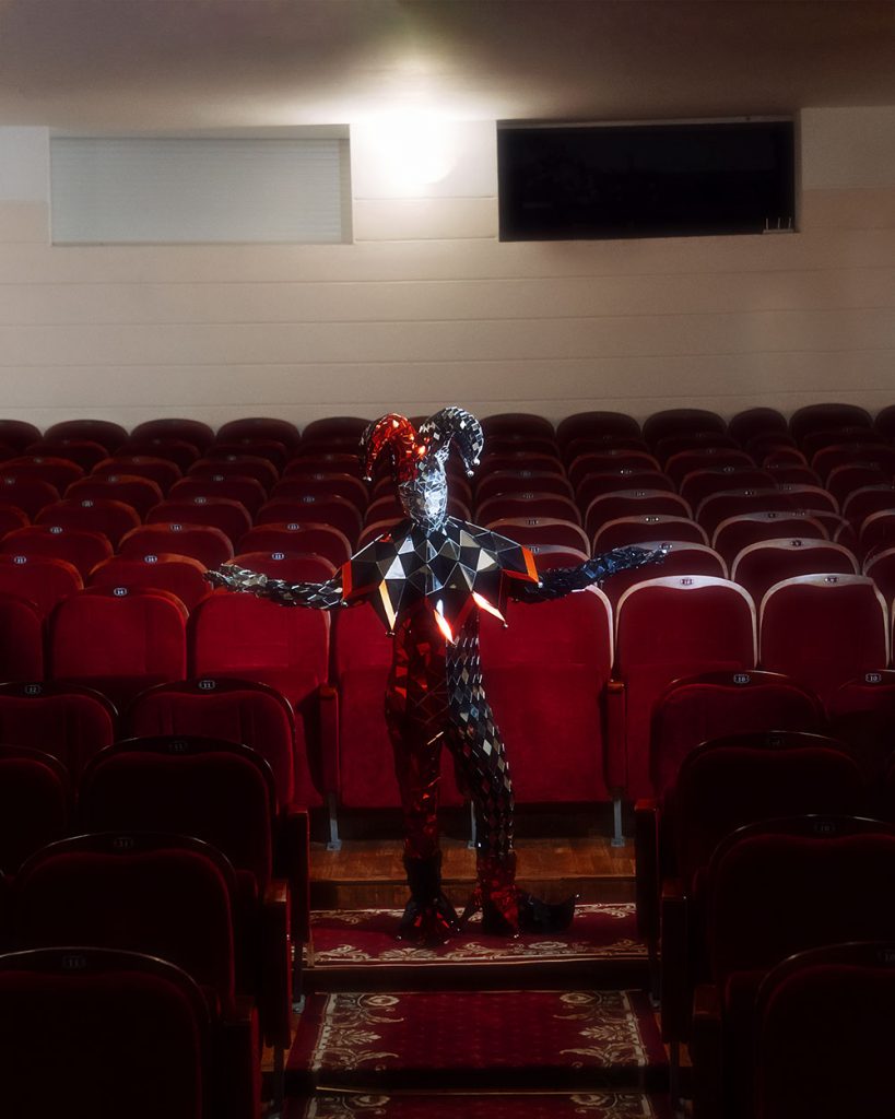 Masquerade Mirror Jester Costume to order - by ETERESHOP