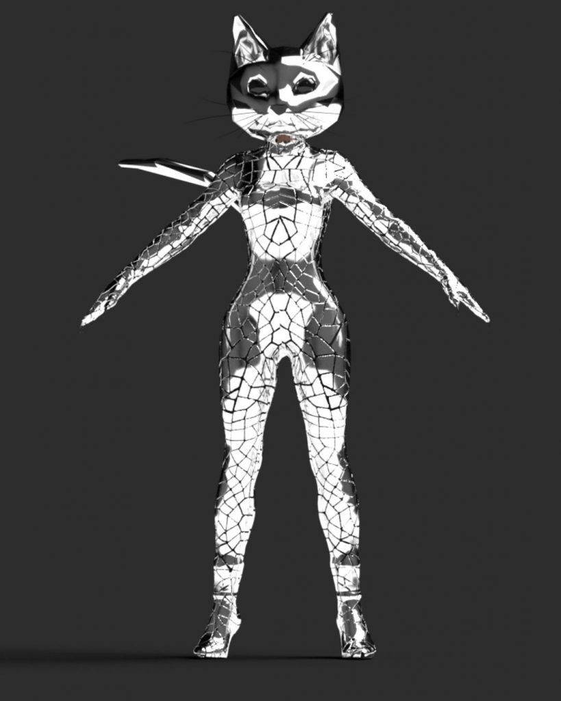 Development of a 3D model of a complex costume or decoration