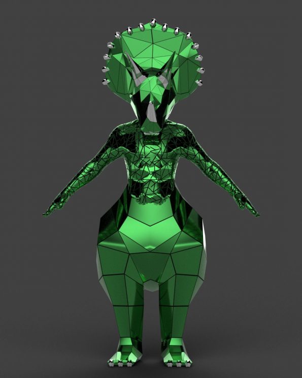 Development of a 3D model of a complex costume or decoration