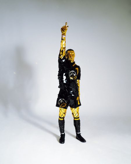 Mirror Football Player Costume with Custom Logo - by ETEREshop