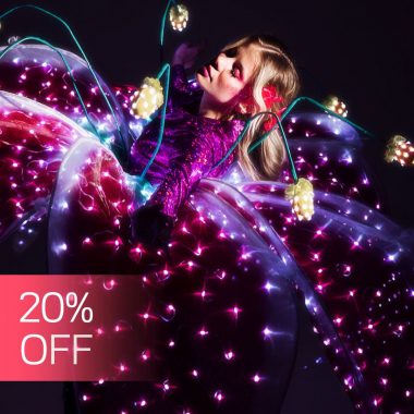 LED Stage Dress Flower - by ETERESHOP