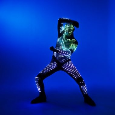 Dance LED light up costume with a mask - ETERESHOP