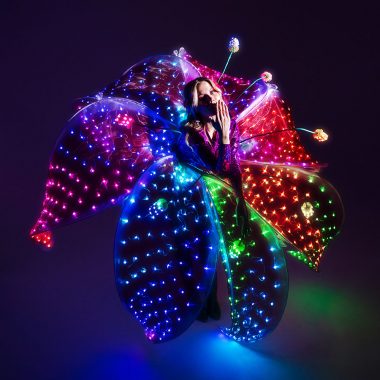 LED Stage Dress Flower - by ETERESHOP