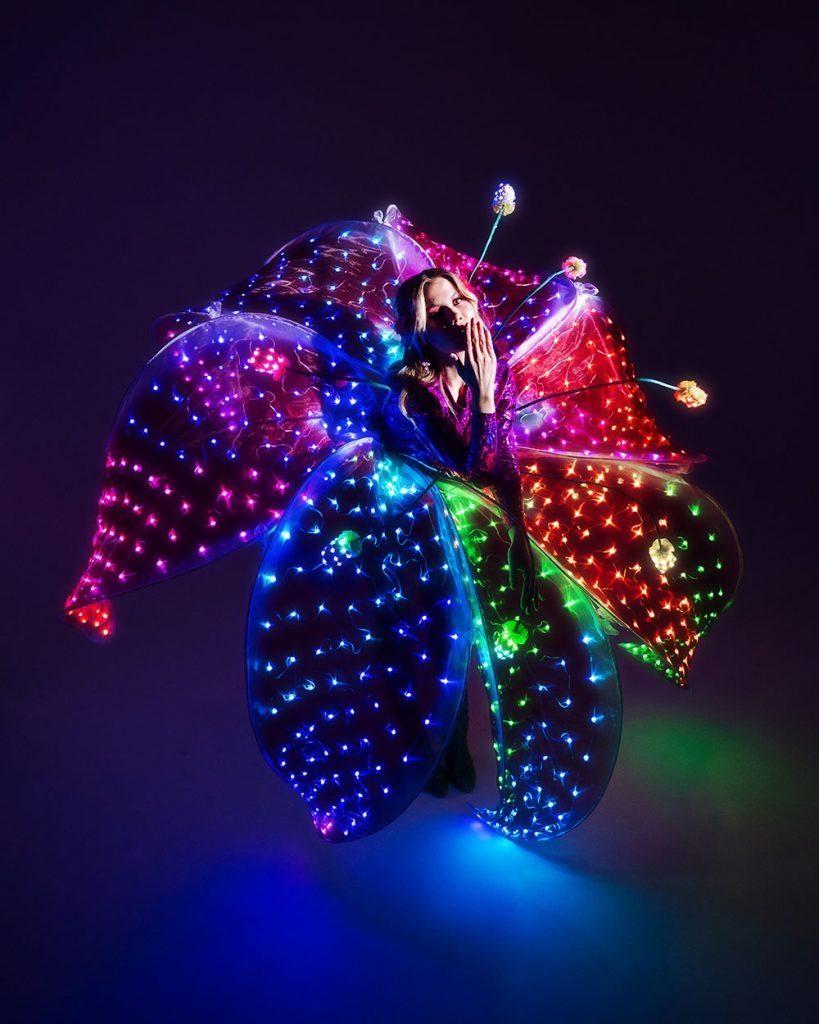 LED Stage Dress Flower - by ETERESHOP