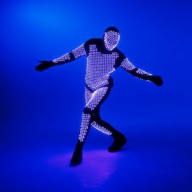 Dance LED light up costume with a mask - ETERESHOP