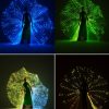 Big LED light up Peacock Fan Tail Costume for street show, ETERE